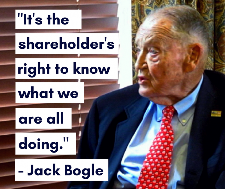 Vanguard’s founder: shareholders have a “right to know what we are all ...